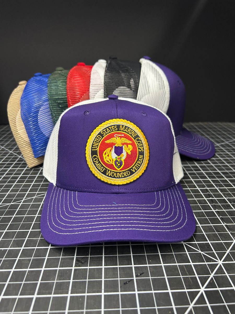 USMC Combat Wounded Veteran (7 Colors available)